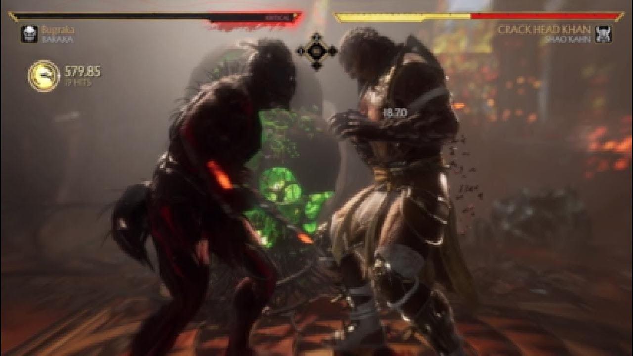 Mortal Kombat 11 Baraka 75% armor break combo - YouTube