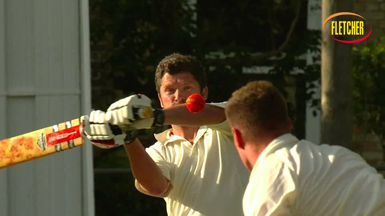 Batsman hit by ball - 4K Ultra Slow Motion - YouTube