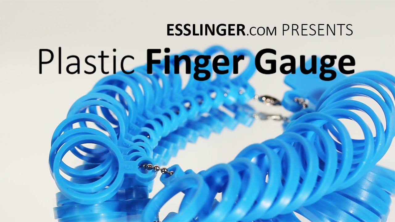 Plastic Ring Finger Size Gauges - YouTube