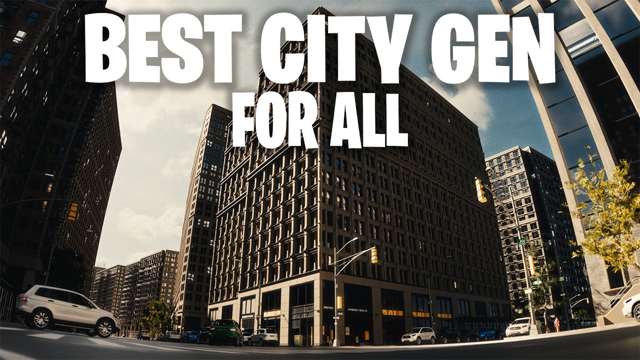 The Most Advance City Generator For Blender - YouTube