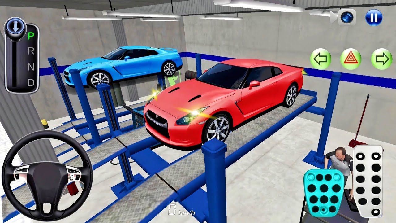 New Nissan GTR R35 car in Auto repair Shop - 3D Driving Class best ...