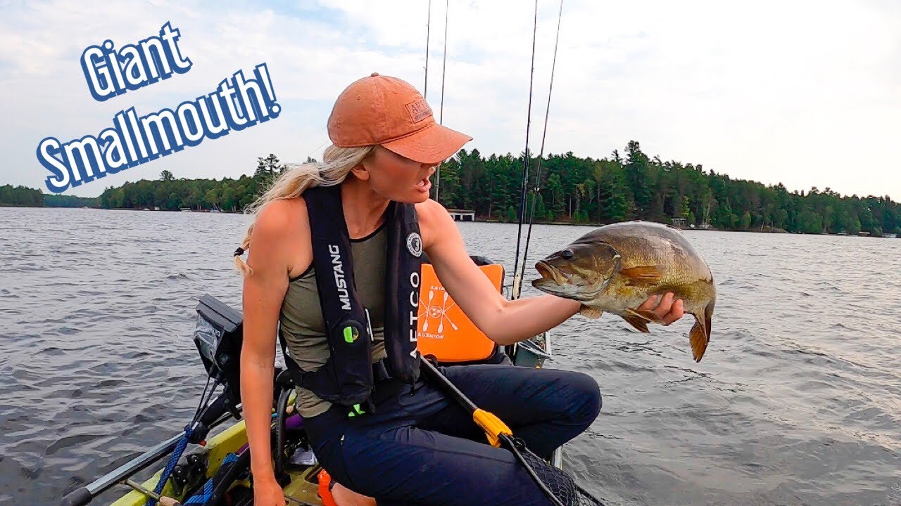 Northern Wisconsin SMALLMOUTH bass (Pre Front fishing) - YouTube