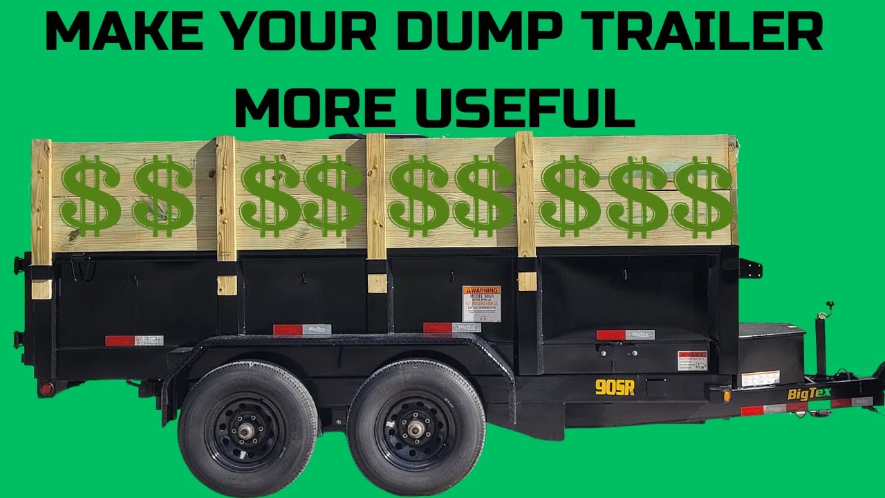 Make your dump trailer more useful! - YouTube