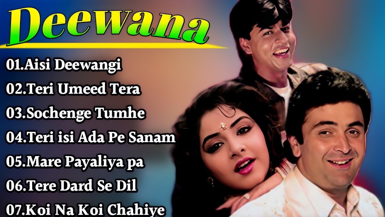 💞Deewana Movie All Songs🌹Audio Jukebox🥀Rishi Kapoor ️ Divya Bharti🌷 ...