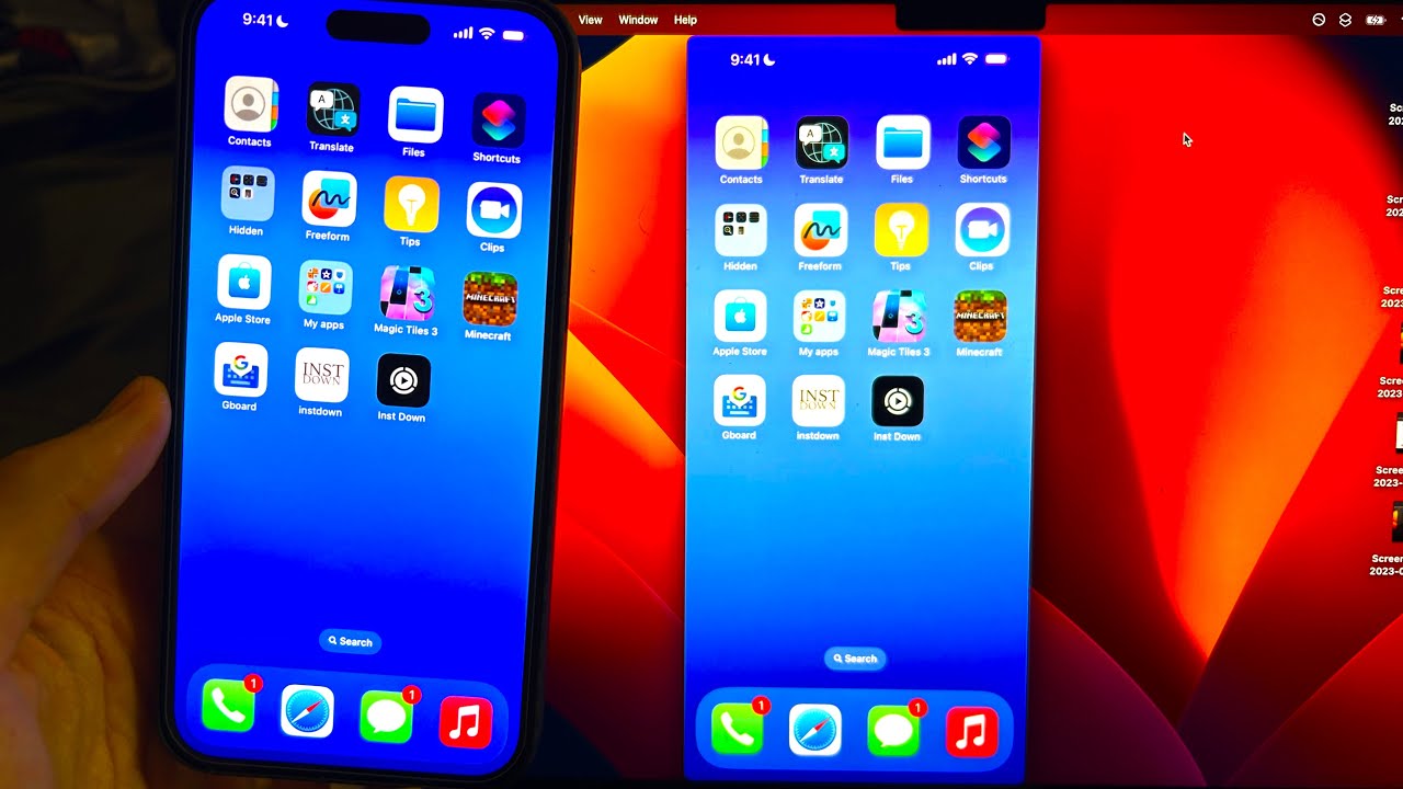 How to share your iPhone screen with a Mac - YouTube