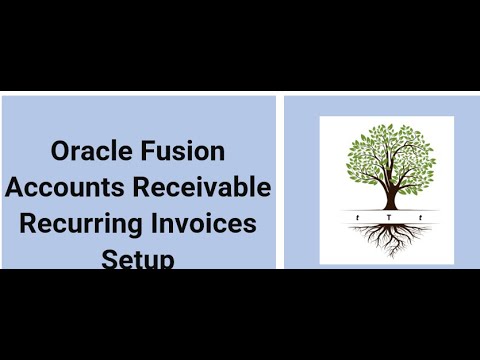 Oracle Receivables Recurring Invoices Setup steps - YouTube