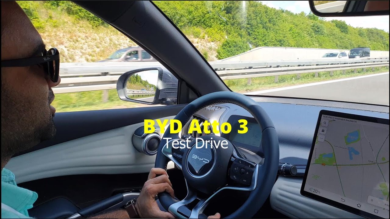 Test Drive of BYD Atto3 Electric Car - YouTube