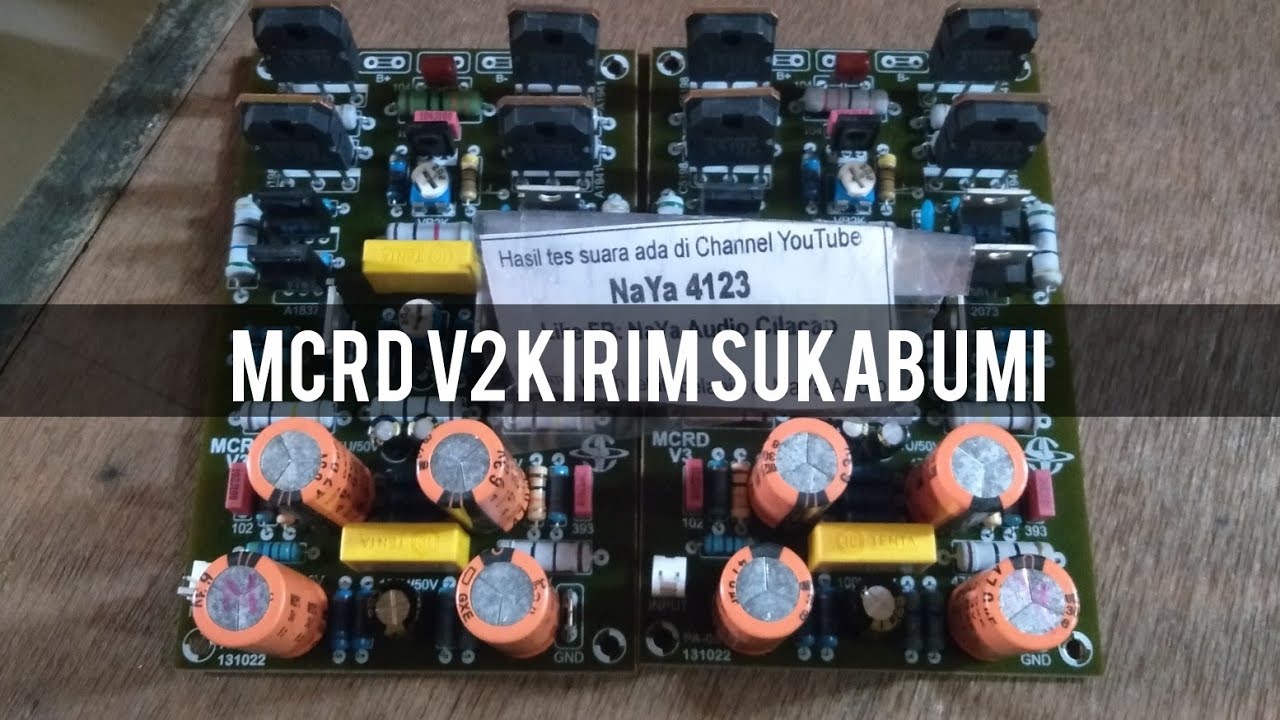 MCRD V3 X2 kirim #curugkembar - YouTube
