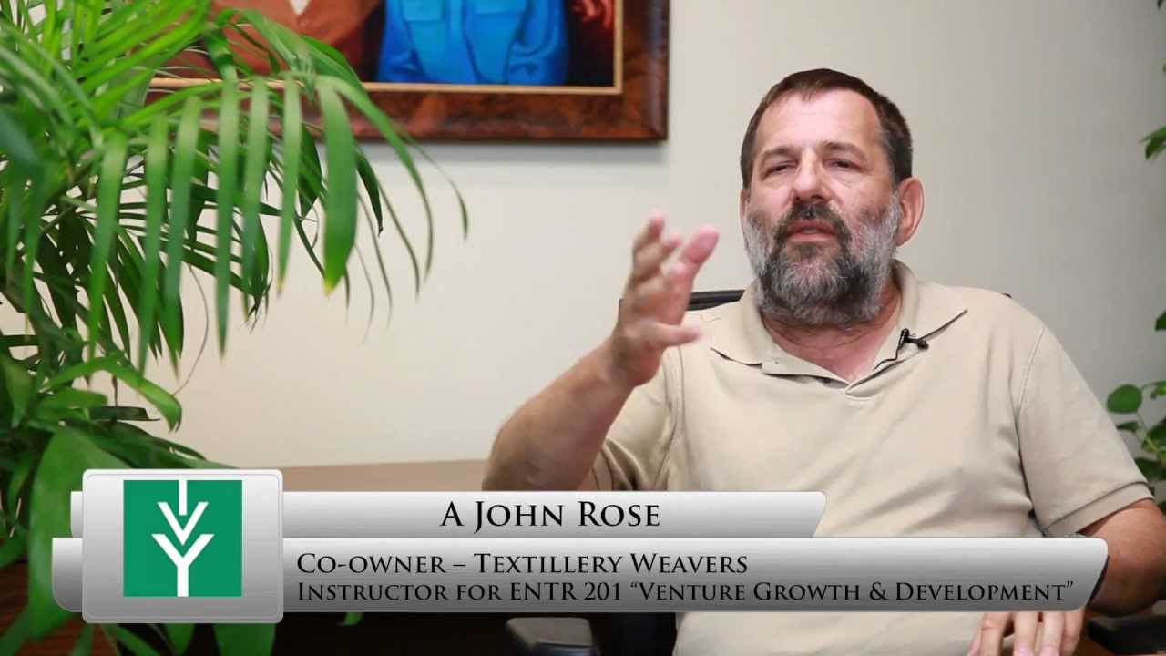 Gayle & Bill Cook Center for Entrepreneurship ENTR 201 A John Rose ...