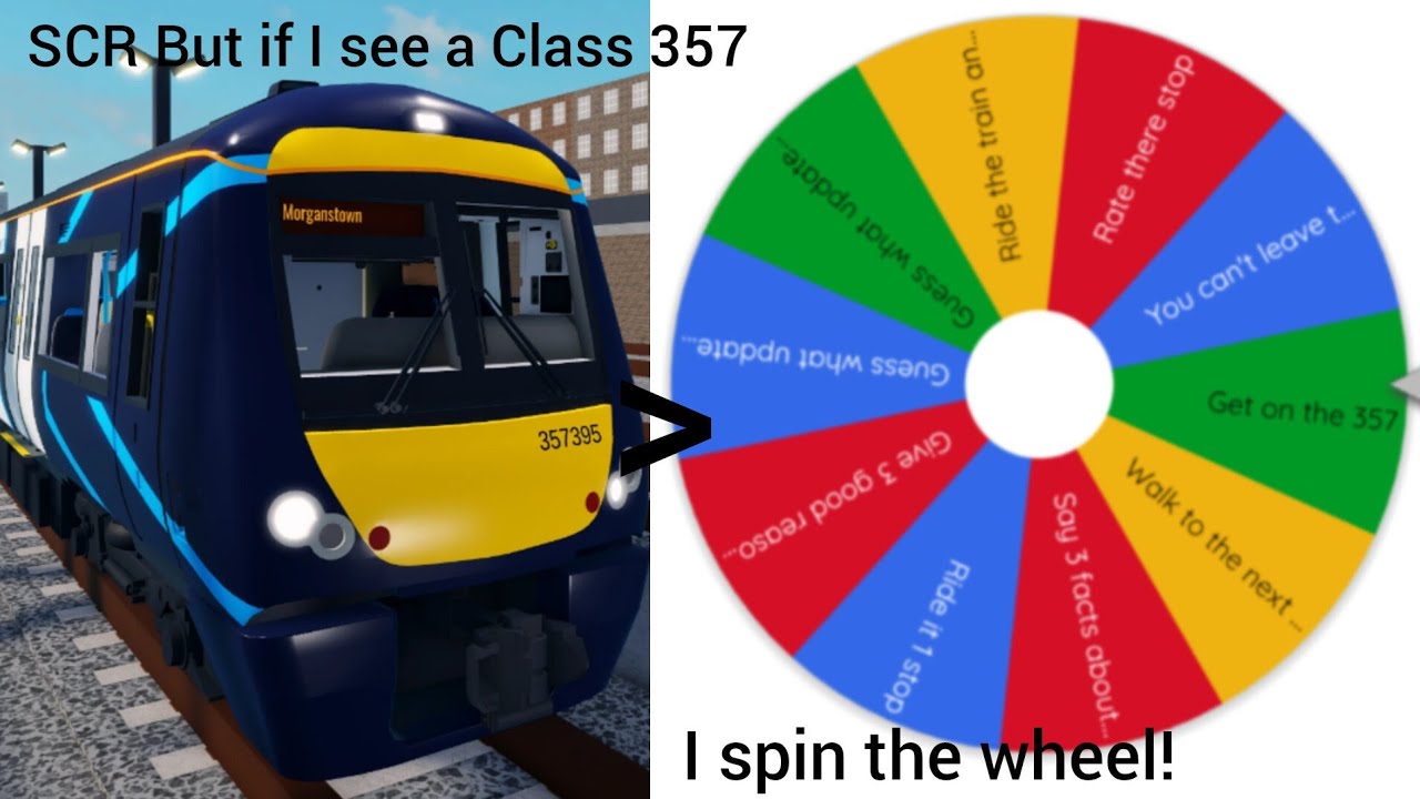 SCR but if I see a Class 357, I have to spin the wheel - YouTube