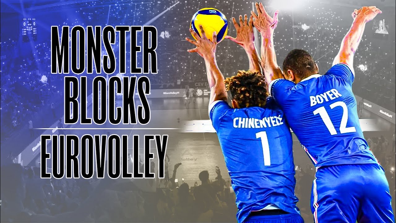MONSTER BLOCK COMPILATION ! | EUROVOLLEY - YouTube