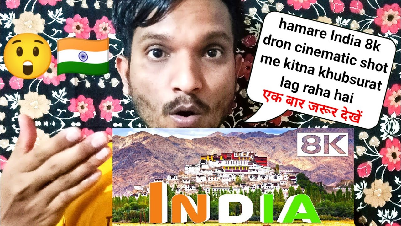 India in 8K Ultra Hd With Cinematic Sound | 60 fps | rz reactions - YouTube