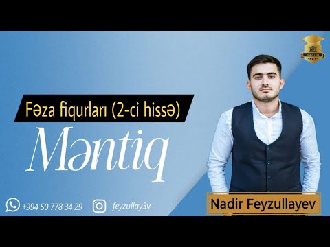 Fəza fiqurları (2 ci hissə) 