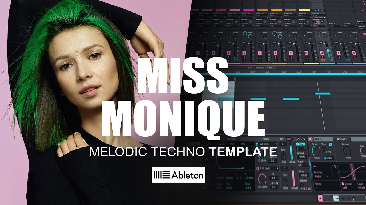 How To Melodic Techno Like MISS MONIQUE | Ableton Live Project - YouTube