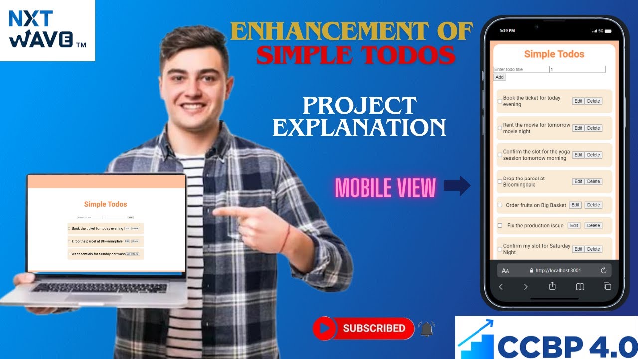 ENHANCEMENT OF SIMPLE TODOS | Project Explanation | CCBP | Nxt Wave - 4 ...