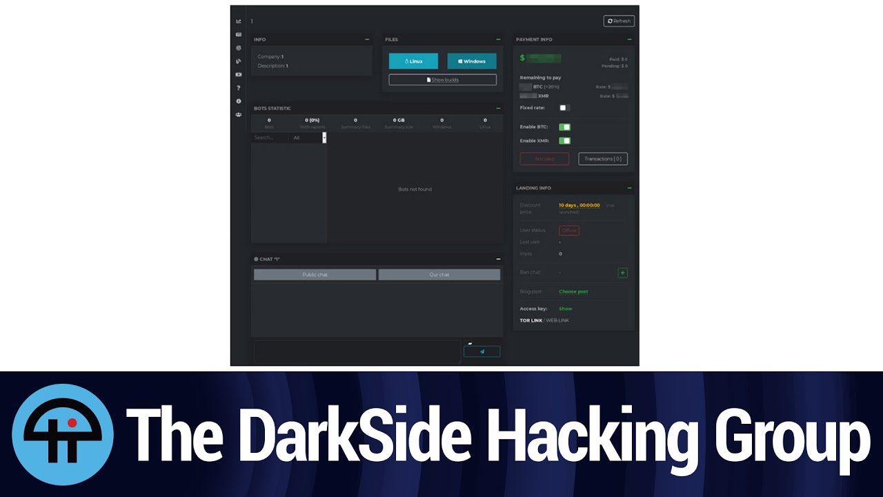 A Follow-Up On the DarkSide Hacking Group - YouTube