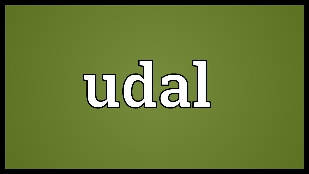 Udal Meaning - YouTube