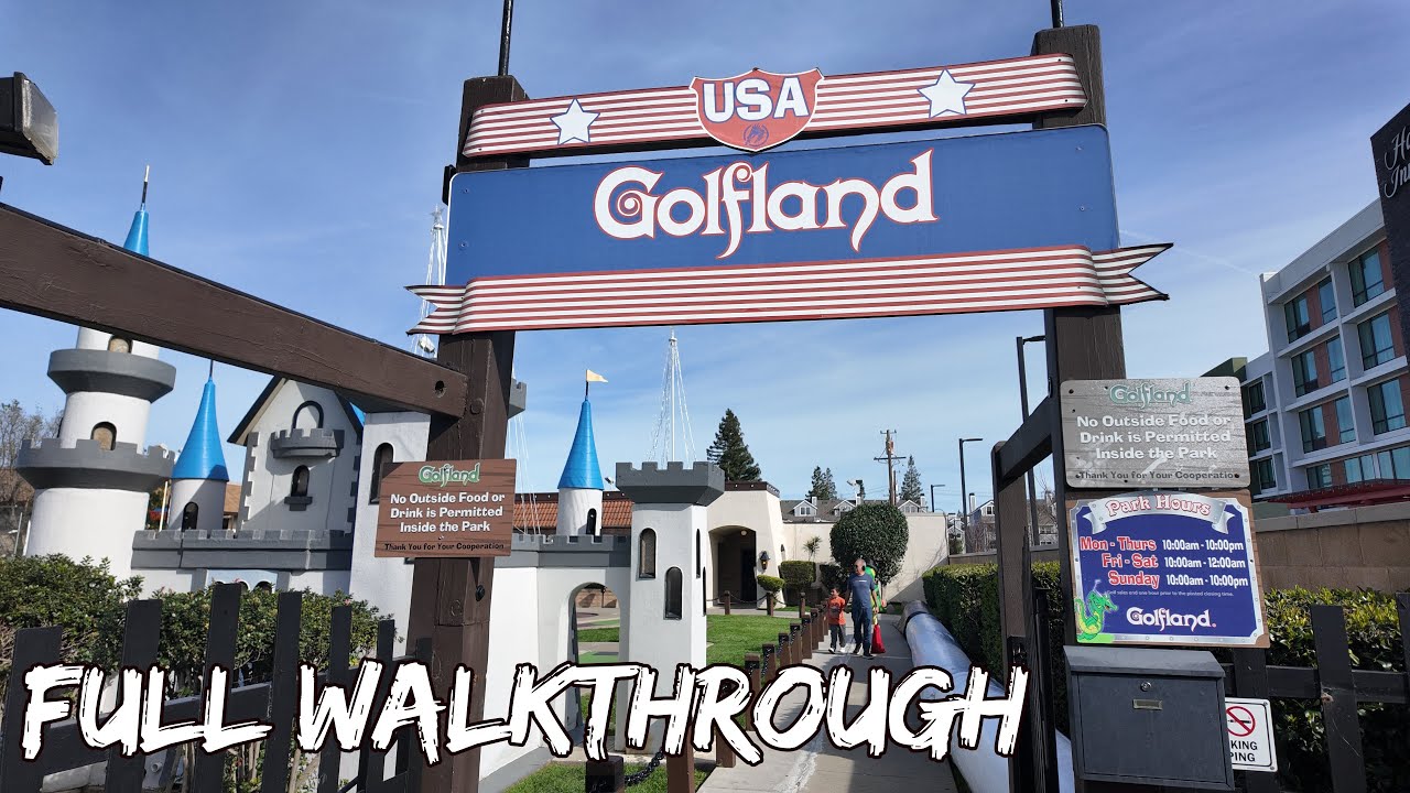 Golfland USA 2024 - 4k Walkthrough (Sunnyvale, CA) - YouTube