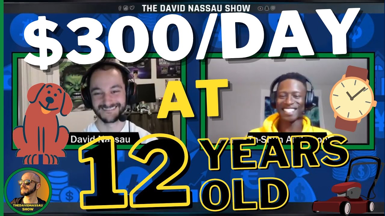 How to make money at 12 years old | TheDavidNassau Show | Episode 5 ...