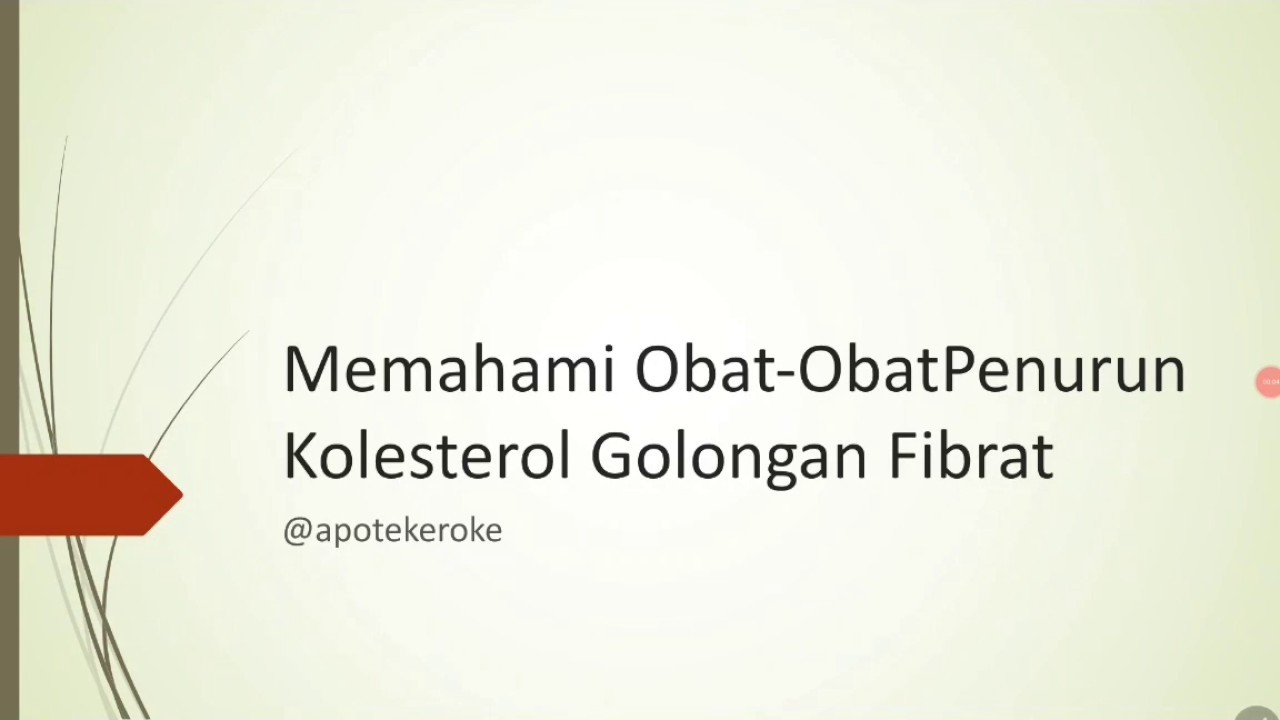 Memahami Obat-ObatPenurun Kolesterol Golongan Fibrat - YouTube