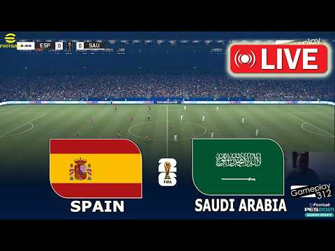 eFootball PES | SPAIN vs SAUDI ARABIA | World Cup 2026 Video Game SImulation