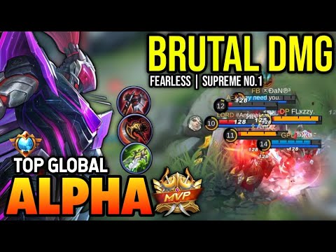 ALPHA BEST BUILD 2023 | TOP GLOBAL ALPHA GAMEPLAY | MOBILE LEGENDS ...