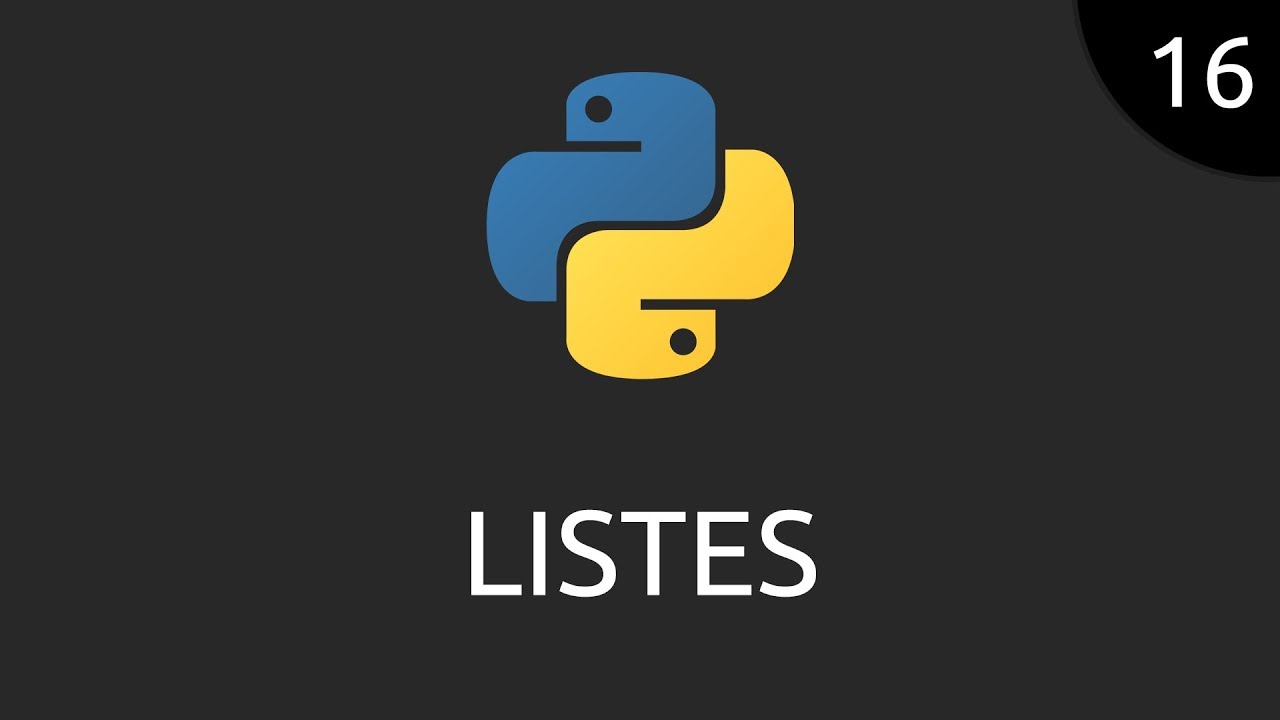 Python #16 - listes - YouTube