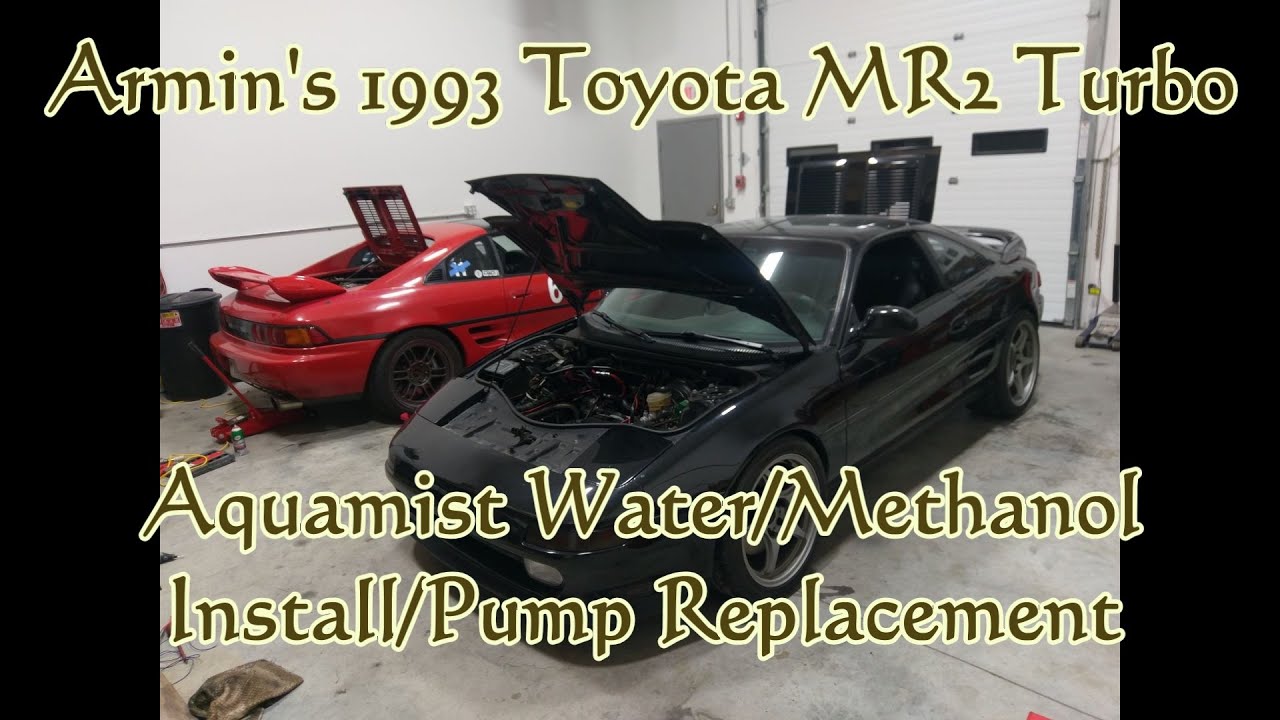 Toyota MR2 Turbo Aquamist Water/Methanol Injection Install, and Water ...