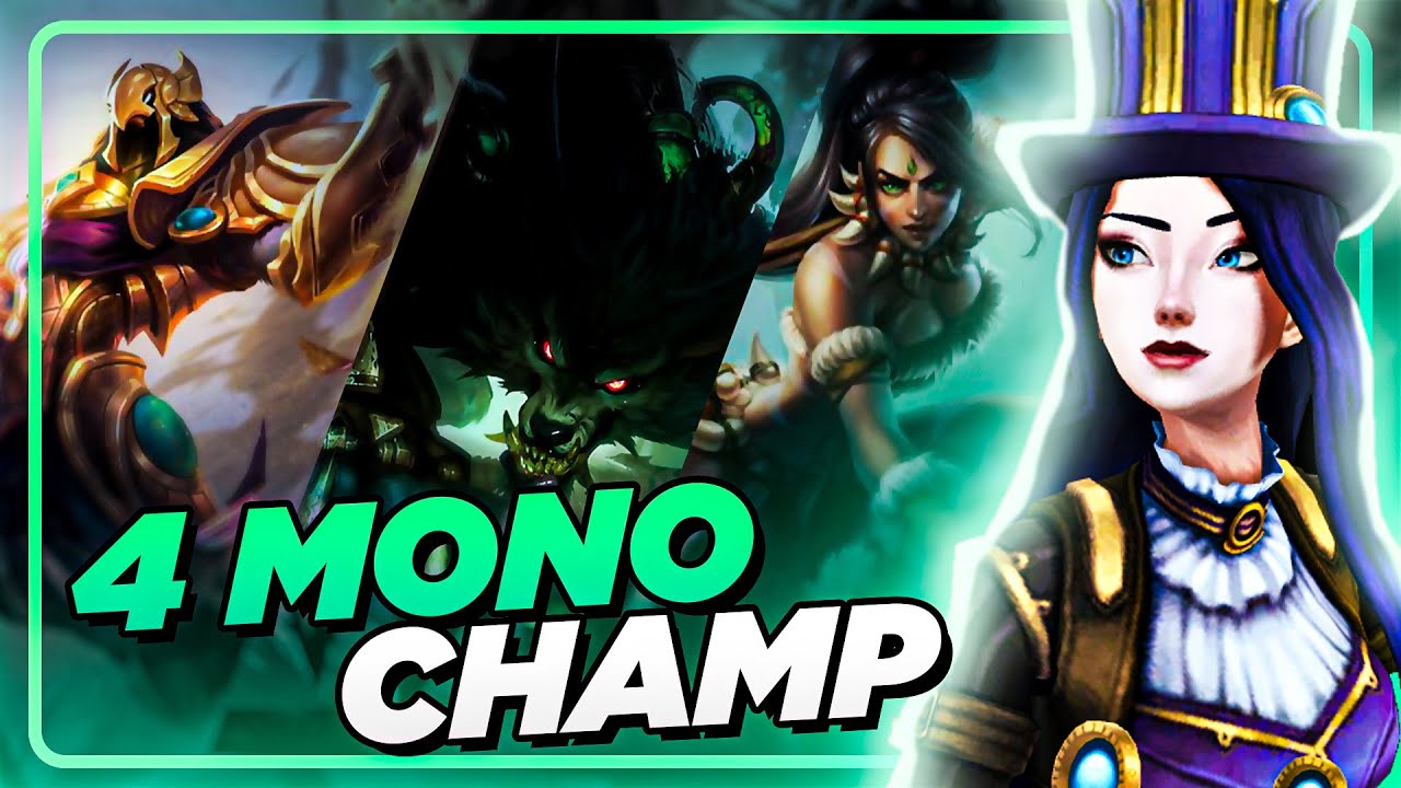 4 MONO CHAMPION NA MESMA PARTIDA DO HIGH ELO - YouTube