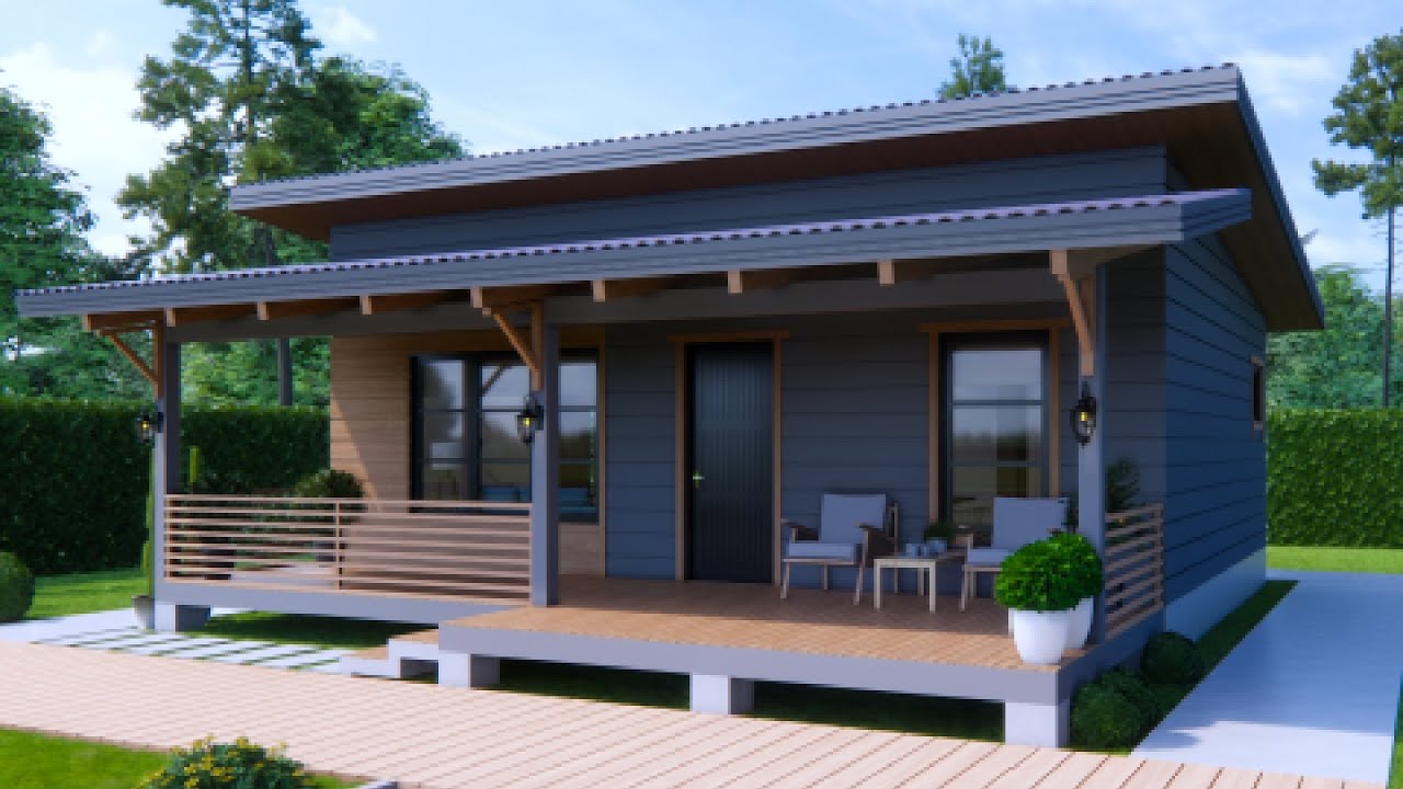 SUPER CHEAP SMALL HOUSE DESIGN IDEA WITH FLOOR PLAN - YouTube