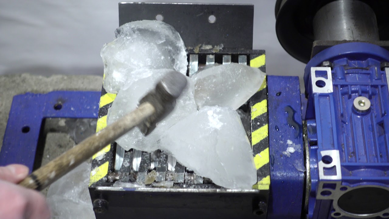 Ice and Shredding Machine - YouTube