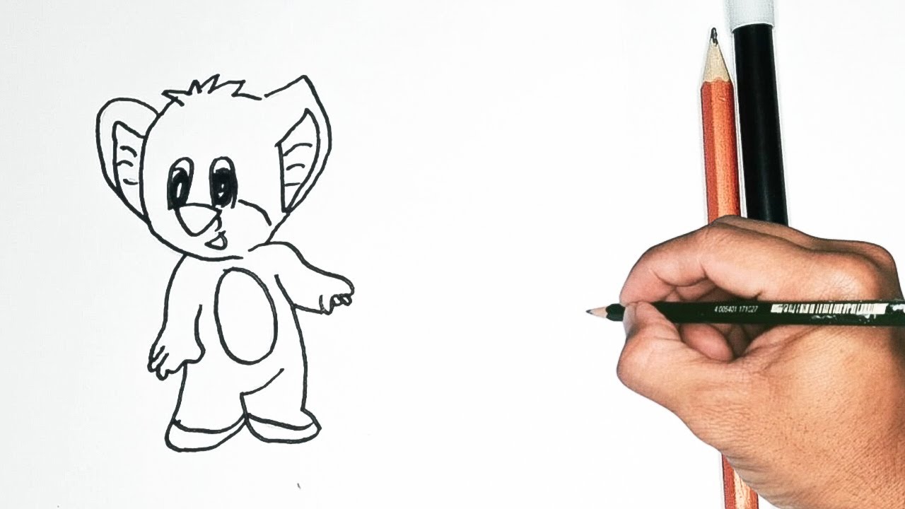 Menggambar sketsa koala || belajar menggambar sketsa untuk pemula - YouTube