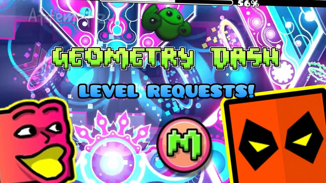 Geometry Dash Level Requests! ID's In CHAT! - YouTube