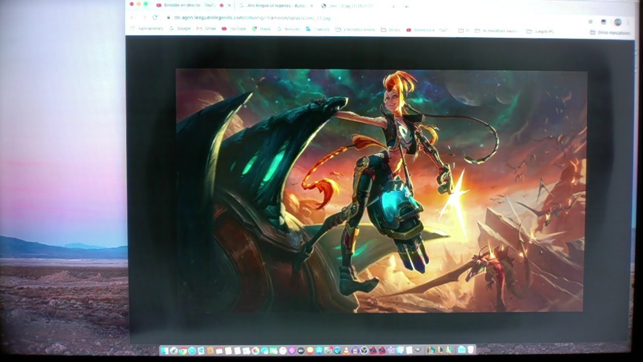 Jinx League of Legends Riot Games iMac - YouTube