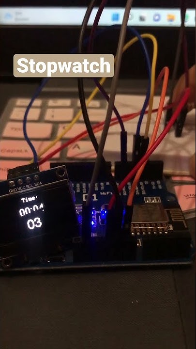 Stopwatch program using OLED &Push Button - YouTube