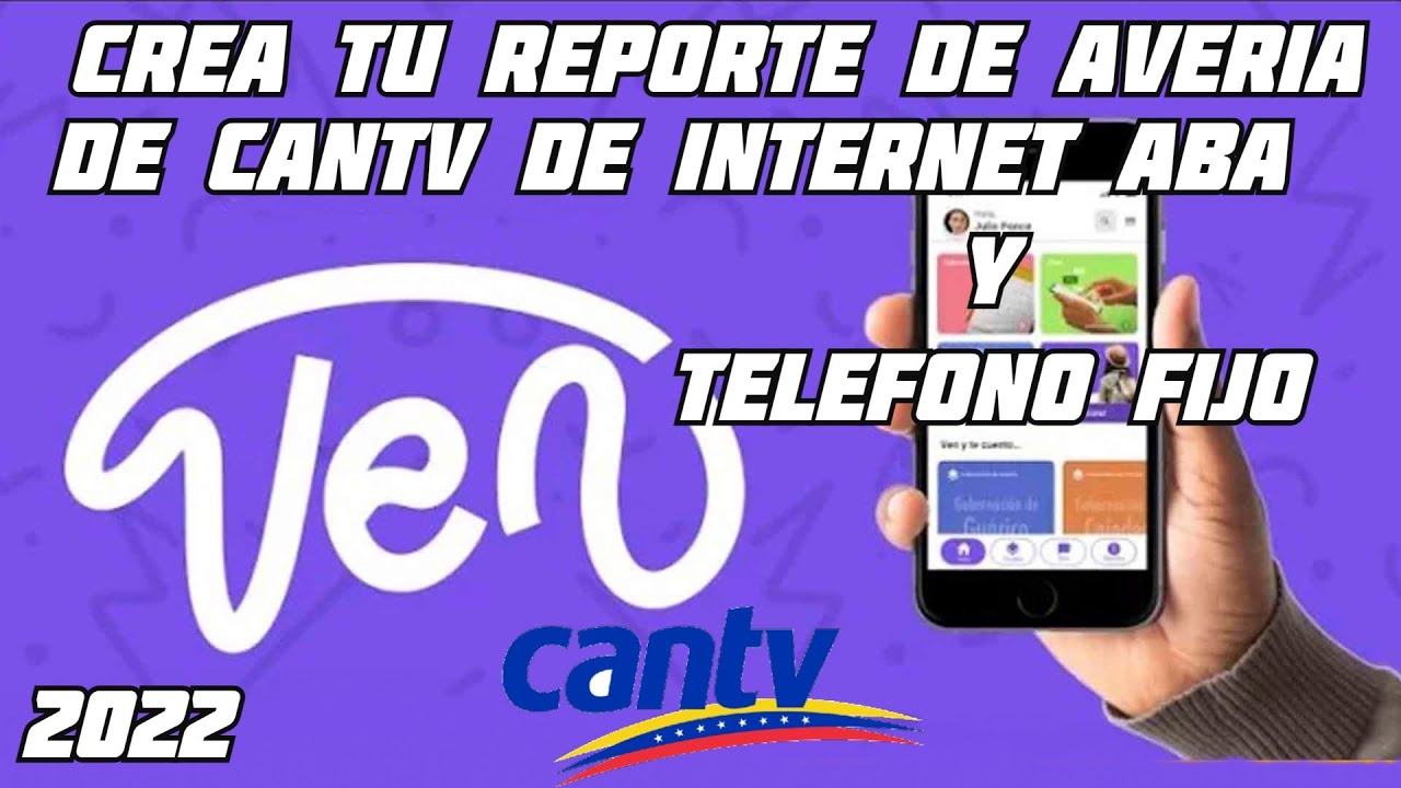 Crea tu Reporte de Avería con VENAPP de Internet ABA y Teléfono Fijo ...