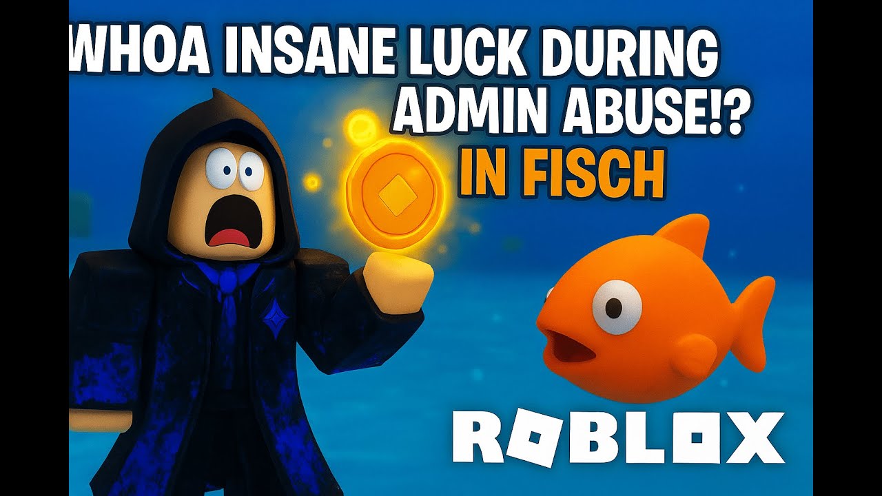 Whoa insane luck during admin abuse!? In Fisch | Roblox! - YouTube