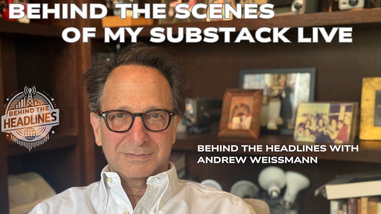 Behind The Scenes Of My Substack Live – No.1 - YouTube