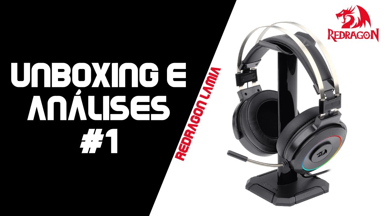 Headset Redragon Lamia 2 H320 RGB - Unboxing e Análise #1 - YouTube
