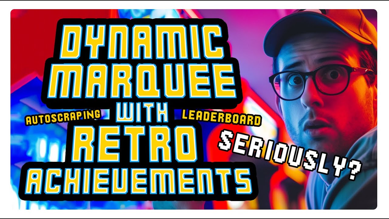 Digital marquee LCD for Arcade Machine Cabinet build diy with speedrun ...