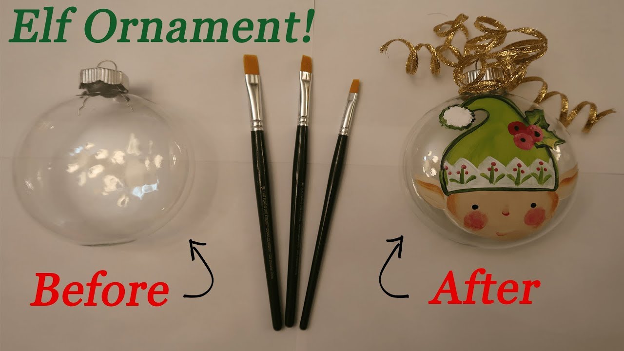 Learn to Paint - Paint an Elf Ornament! (2017) - YouTube