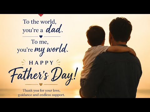 Happy Father's day|Father's day whatsapp status 