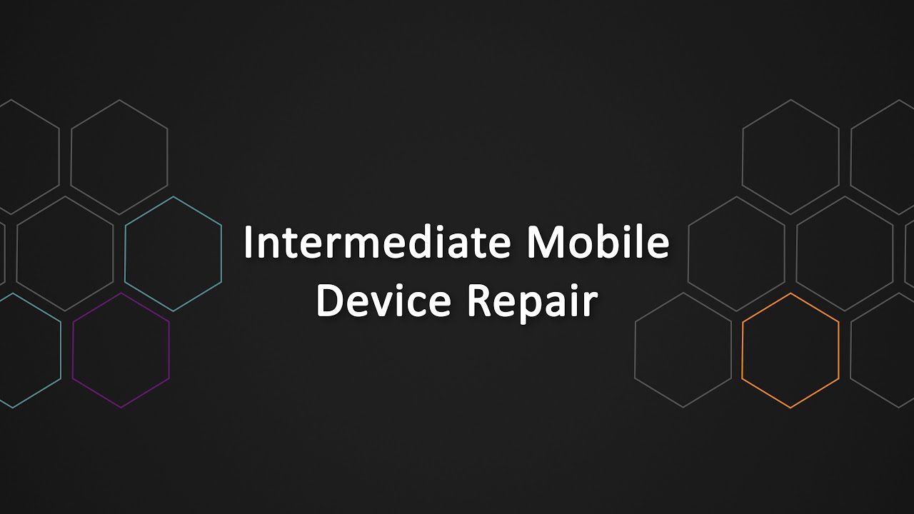 Intermediate Mobile Device Repair - YouTube