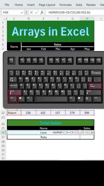 Understanding Arrays in Excel | Quick Excel Tips #exceltips #exceltricks #excelhacks #excel ...