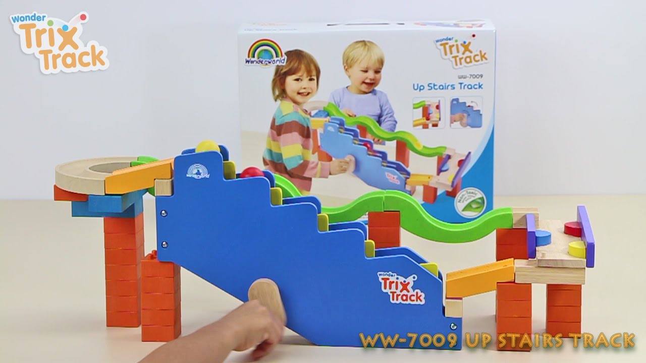 Trix Track *GREEN ENERGY!!!!!! - WW-7009 UP STAIRS TRACK* - YouTube