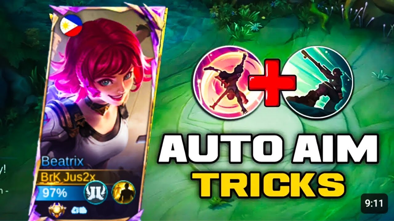 BEATRIX SNIPER AUTO AIM 2024 TRICKS??? / MOBILE LEGEND BANG BANG - YouTube