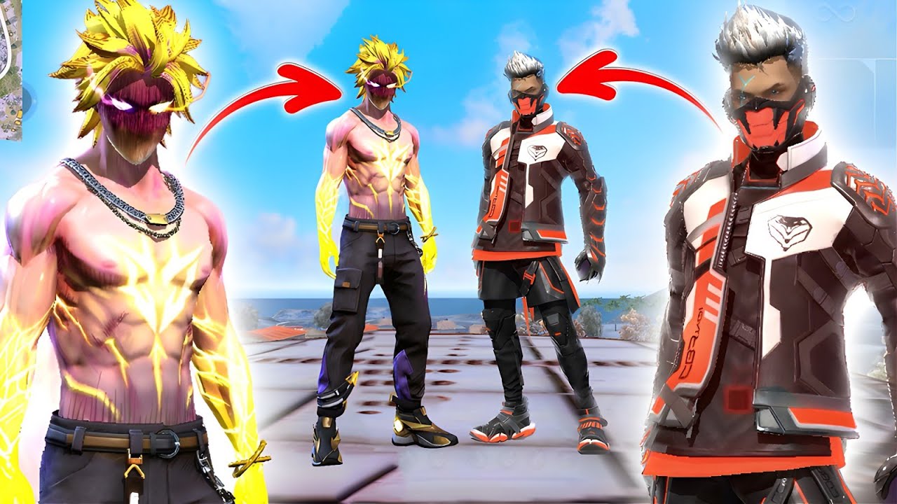 FREE FIRE: NEW PARADOX EVO BUNDLE VS OLD COBRA EVO BUNDLE - YouTube