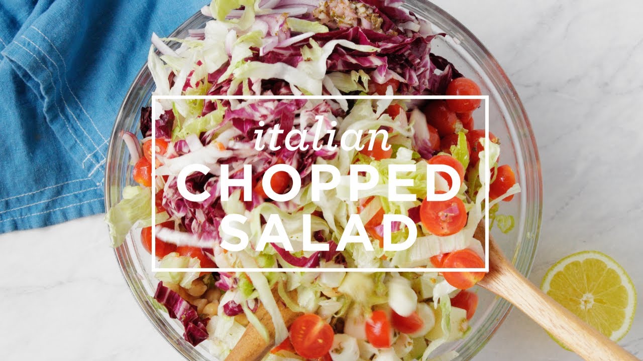 Italian Chopped Salad - Love & Lemons - YouTube