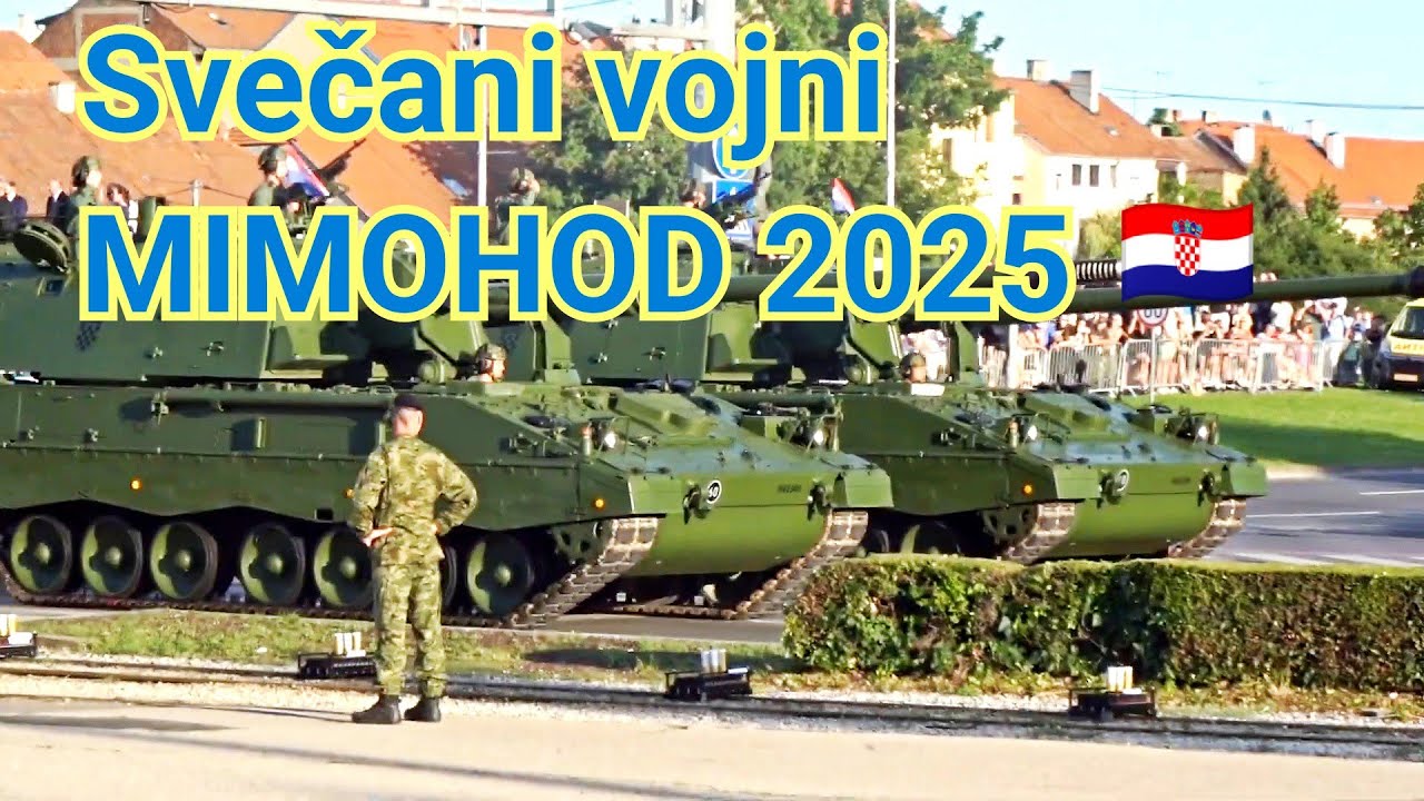 Svečani vojni MIMOHOD 2025 - Zagreb 🇭🇷 Croatia - YouTube