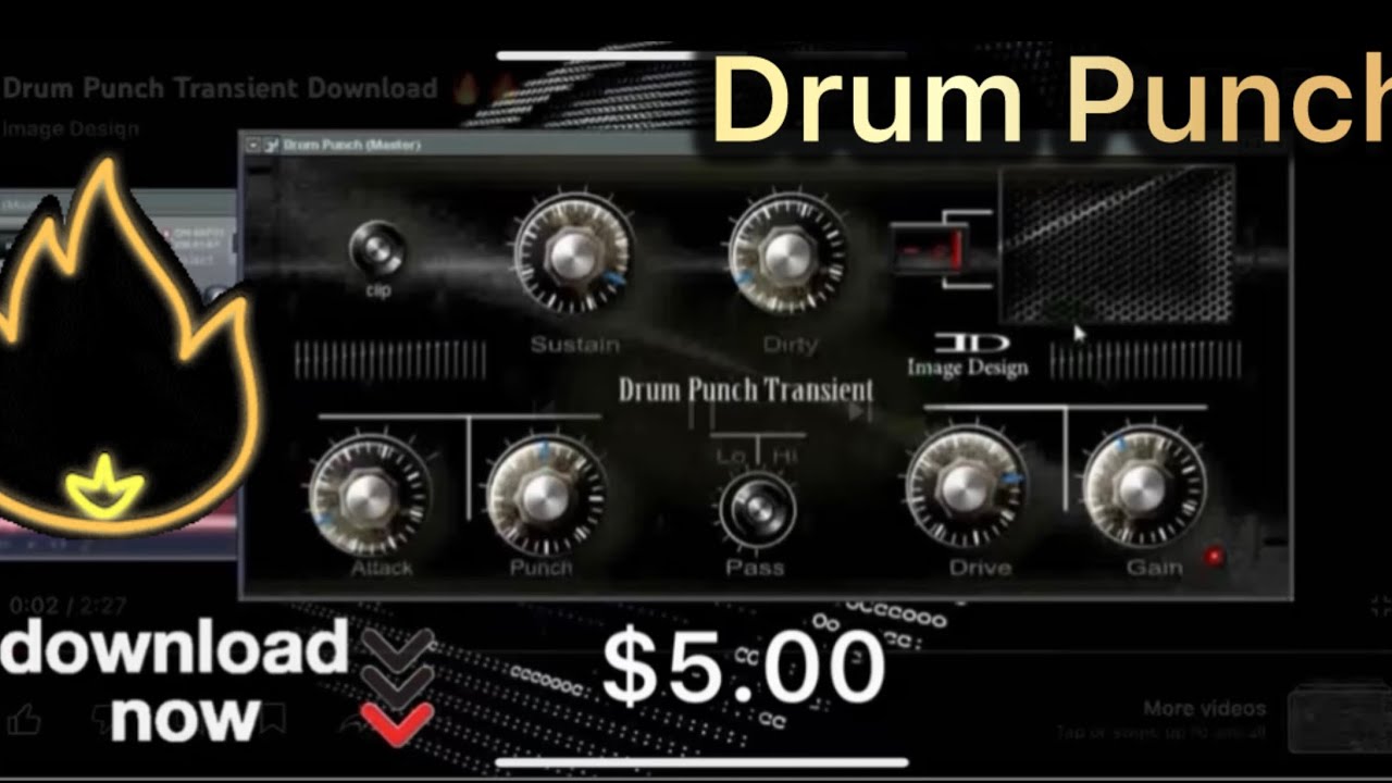 Drum Punch Transient Vst Plugin Pc & Mac - YouTube